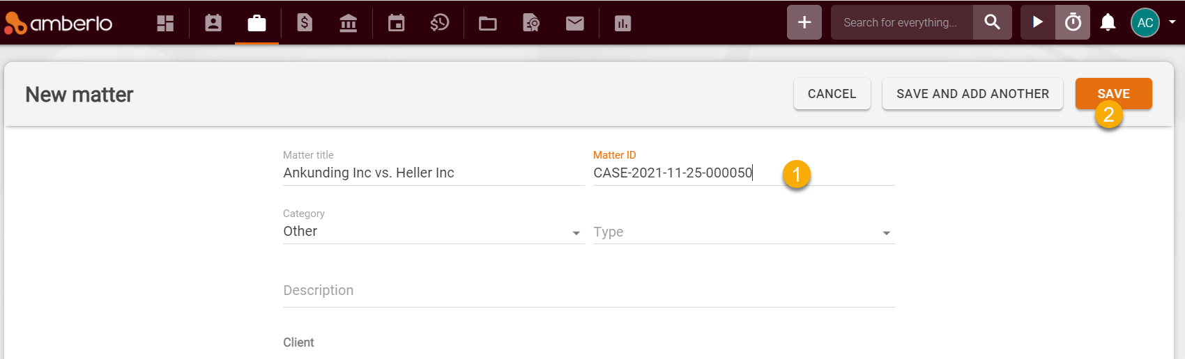 How to set Matters Numbering Settings?